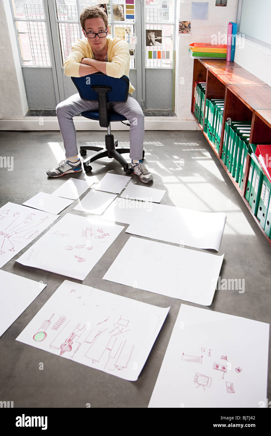 Fashion designer at work Stock Photo - Alamy