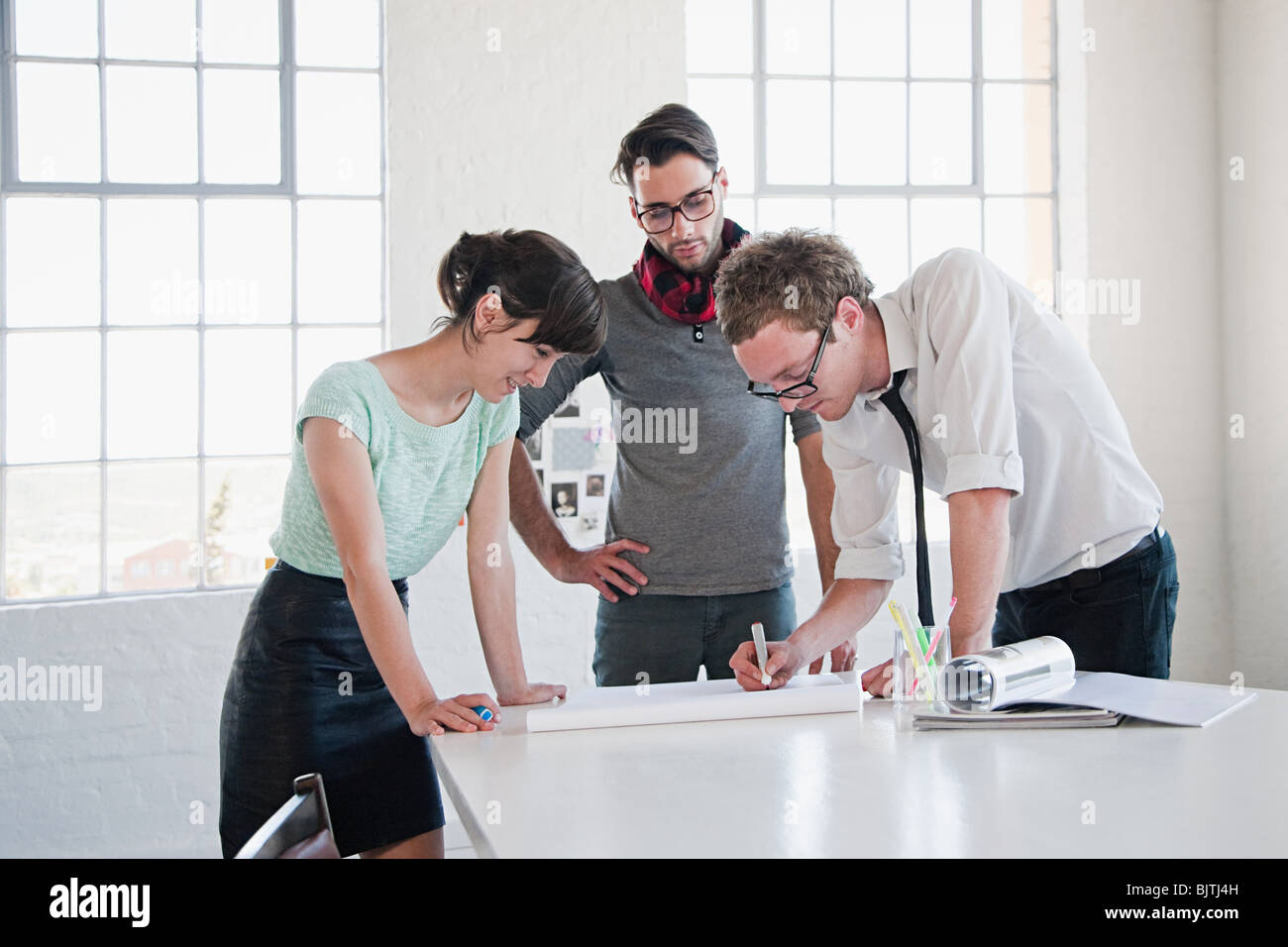 Fashion designers at work Stock Photo - Alamy