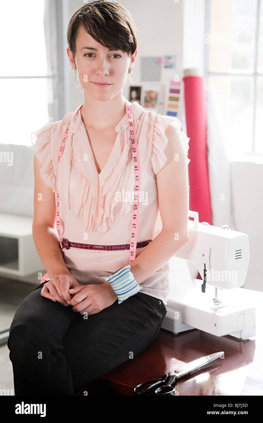 Fashion designer, portrait Stock Photo - Alamy