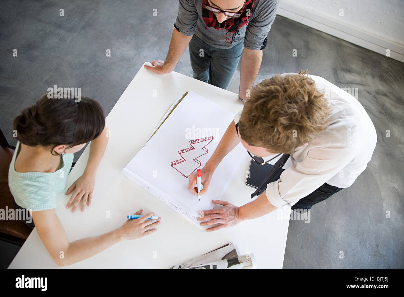 Fashion designers at work Stock Photo - Alamy