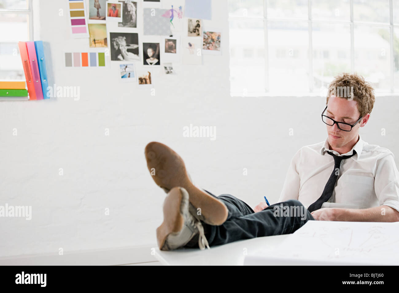 Fashion designer at work Stock Photo - Alamy