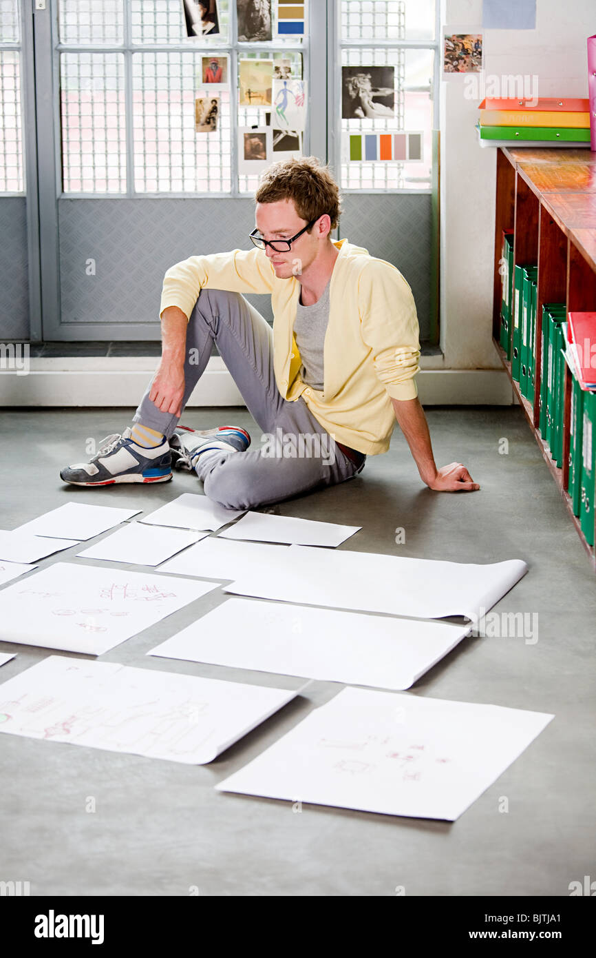 Fashion designer at work Stock Photo - Alamy