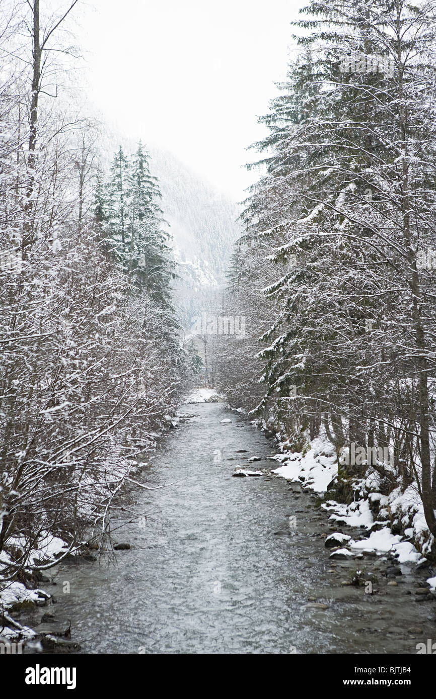 Path with snow hi-res stock photography and images - Alamy