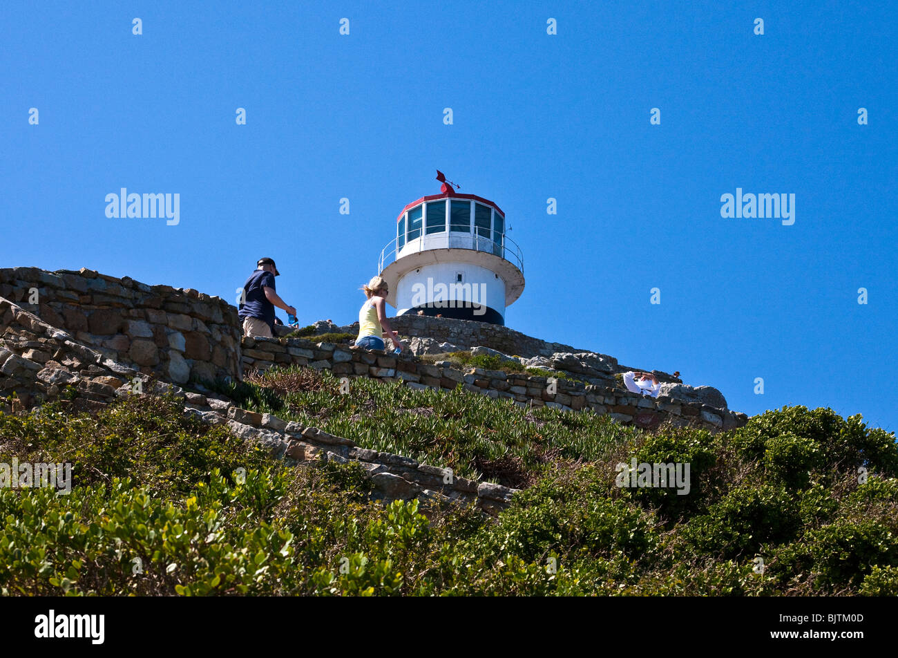 South Africa, Cape town, the beacon of Cape Point Stock Photo - Alamy