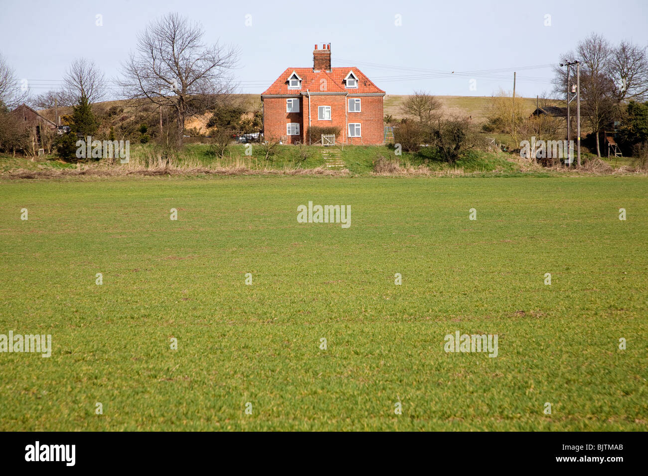 Detached farmhouse cherry tree farm hi-res stock photography and images ...