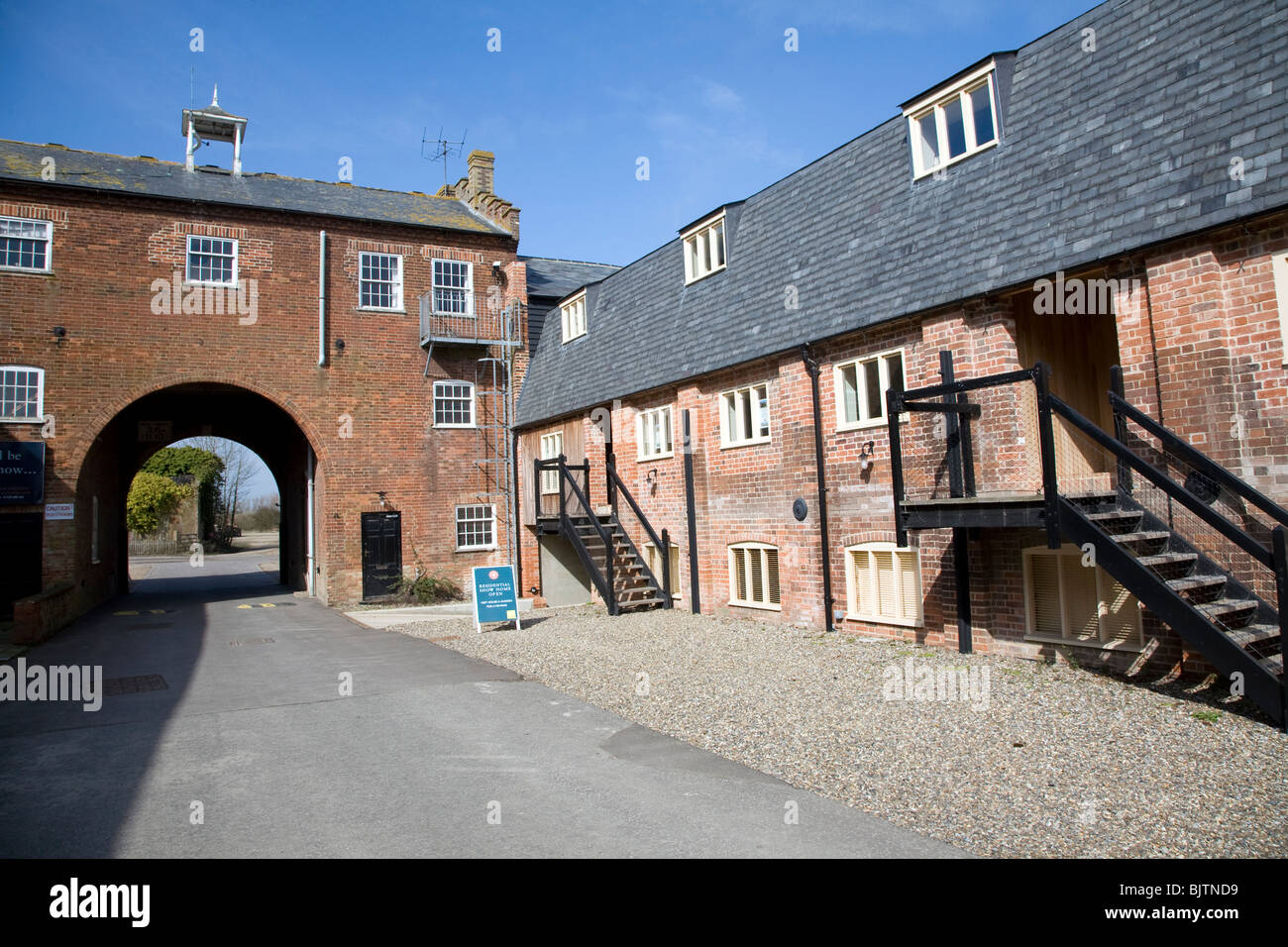 Conversion of former industrial building into housing at Snape Maltings ...
