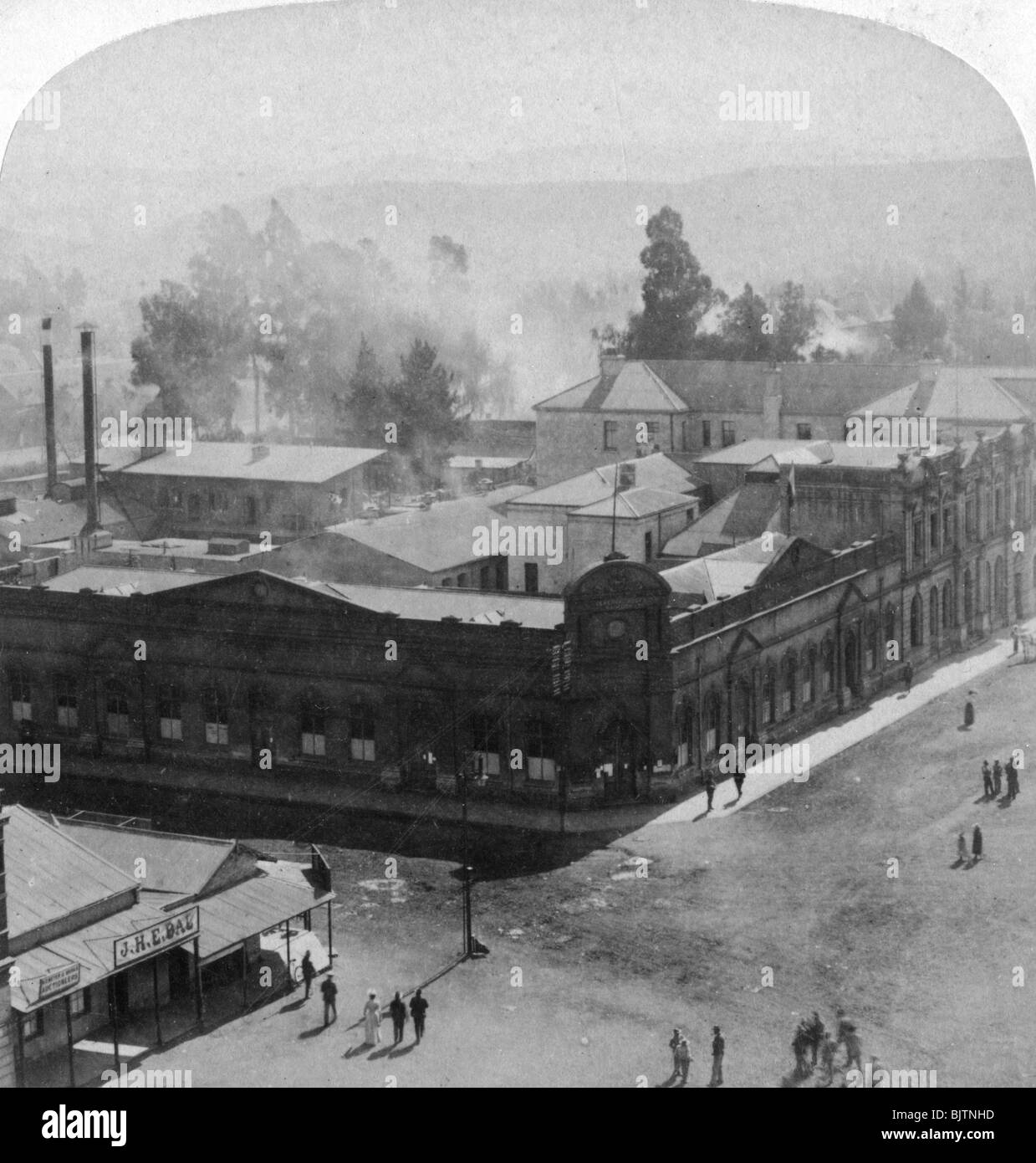 Looking north-west to the Daspoort Range, Pretoria, South Africa, 1901 ...