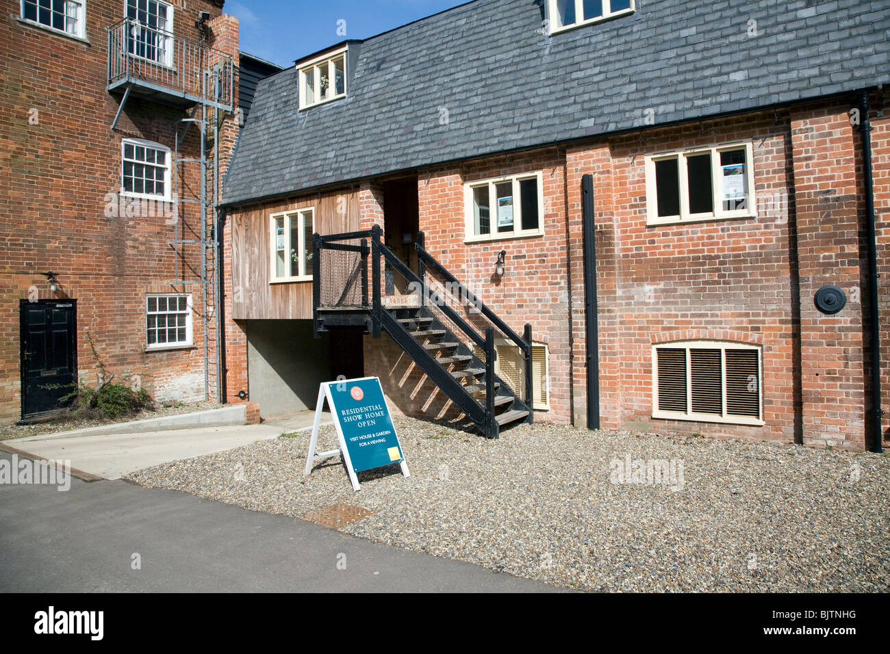 Conversion of former industrial building into housing at Snape Maltings ...