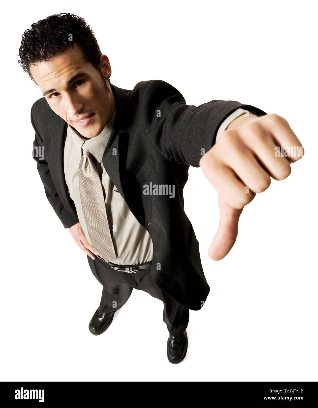 Man giving thumbs down Cut Out Stock Images & Pictures - Alamy