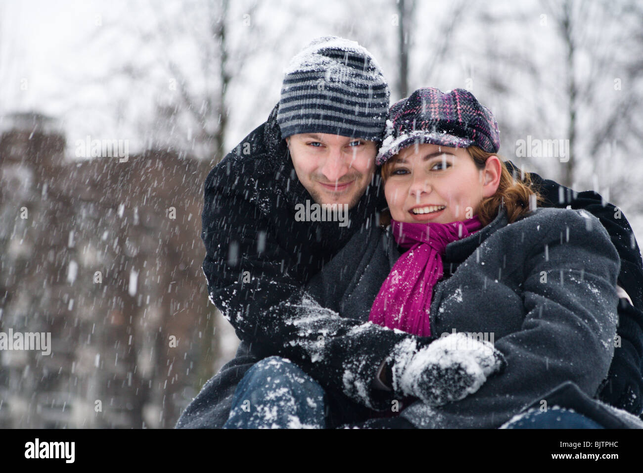 Social snow hi-res stock photography and images - Alamy