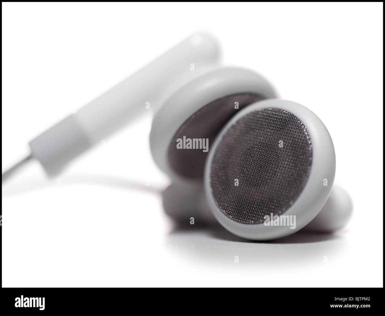Close-up of ear buds Stock Photo - Alamy