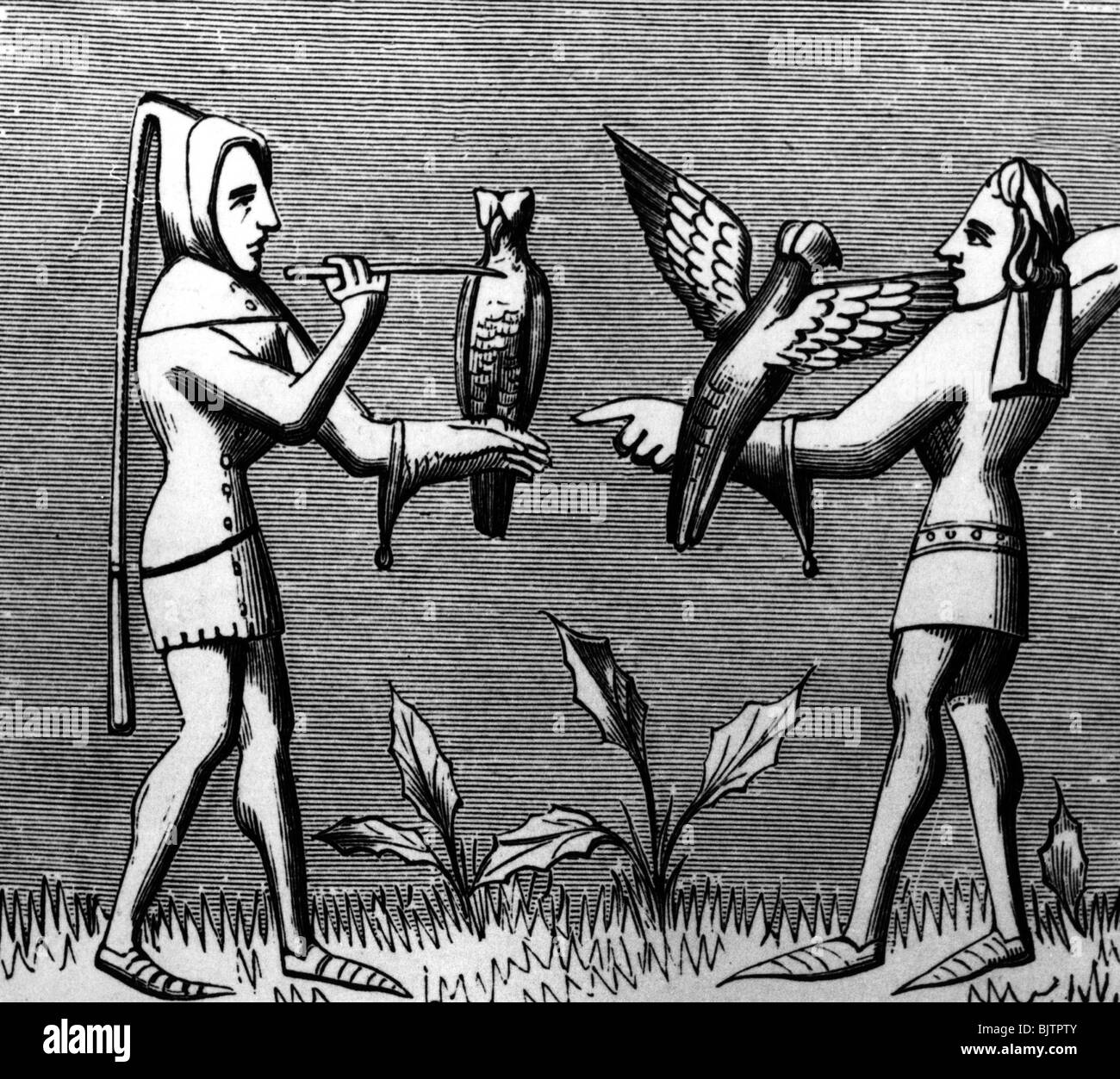 Medieval falconry hi-res stock photography and images - Alamy