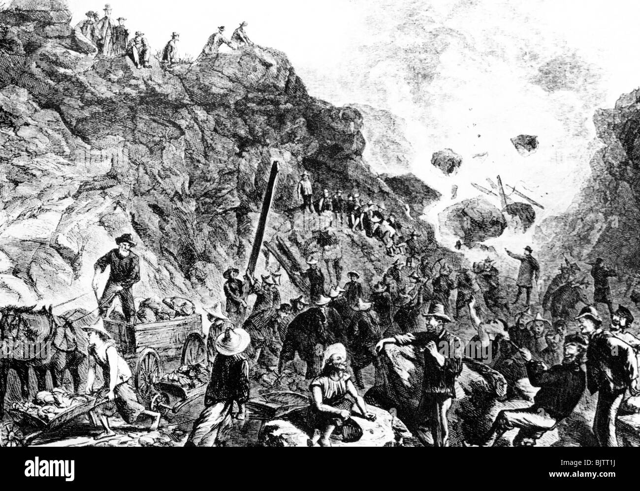 Transcontinental railroad america hi-res stock photography and images ...