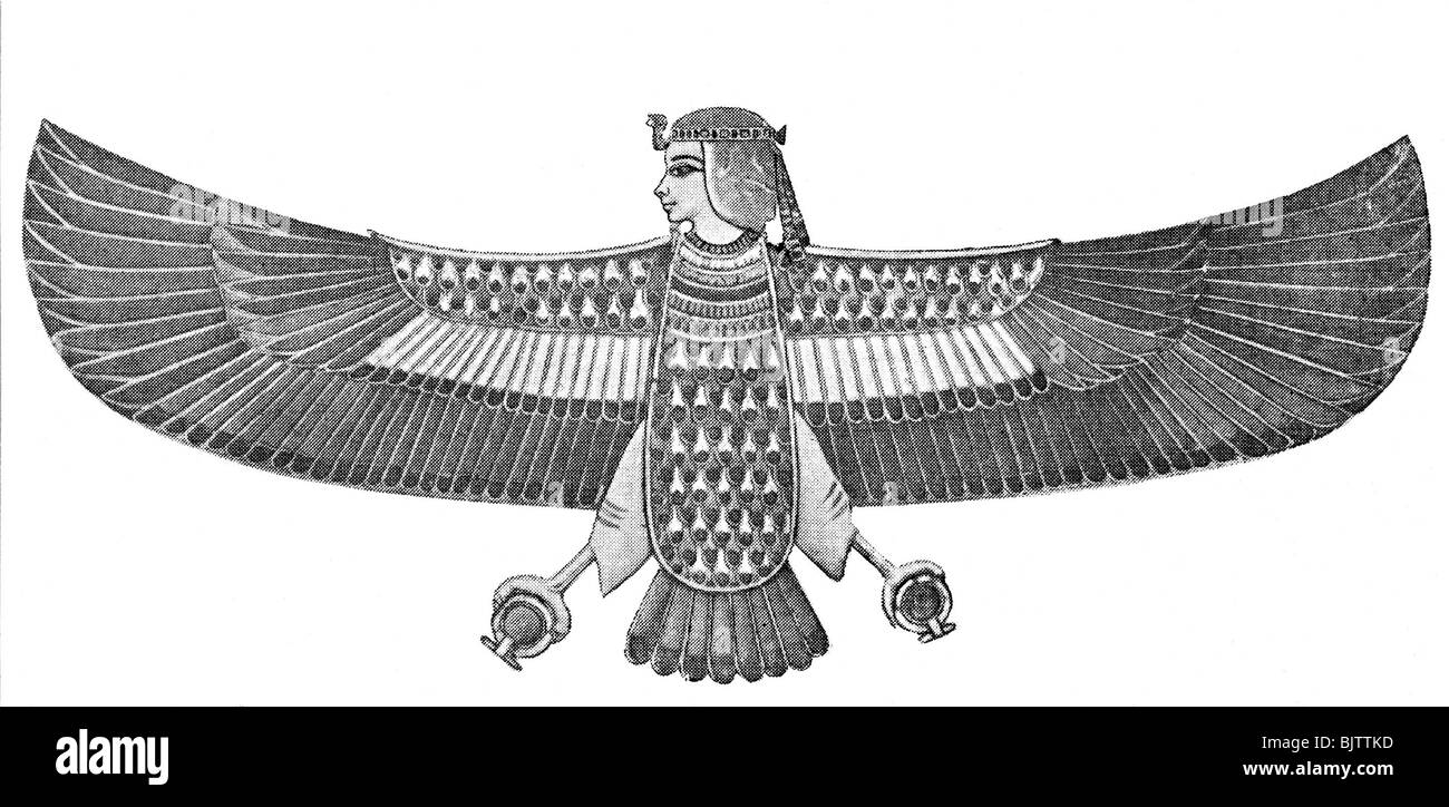 geography / travel, Egypt, mortuary practices, soul (Ba) of an death ...
