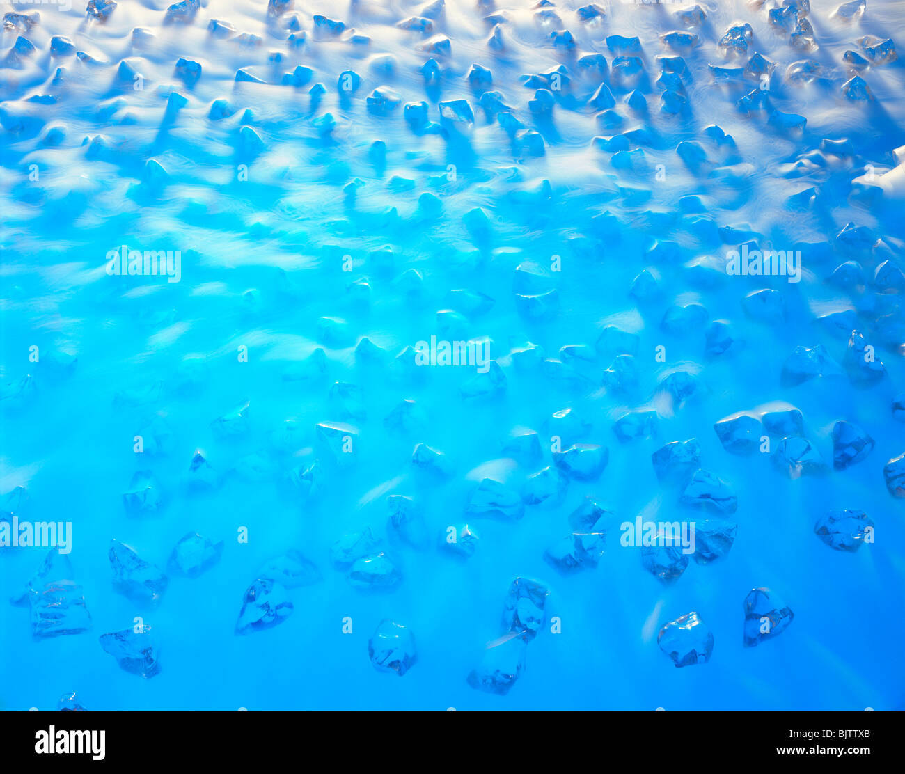Ice in water Stock Photo - Alamy