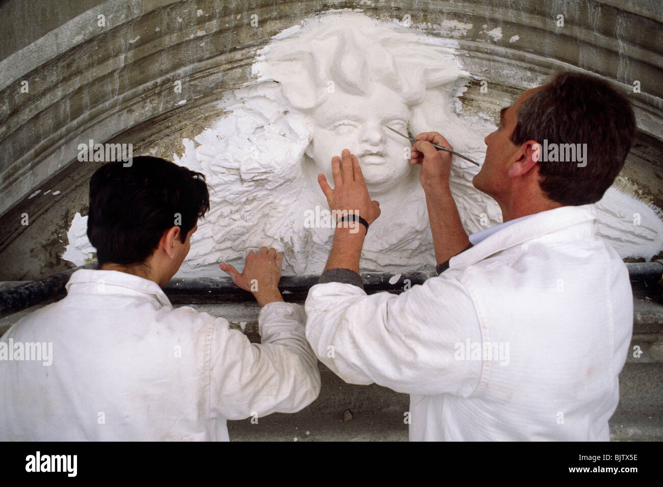 restoration of the stuccos, church of santi dodici apostoli, rome ...