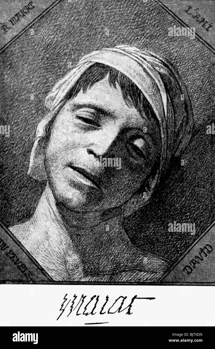 Death of marat david hi-res stock photography and images - Alamy