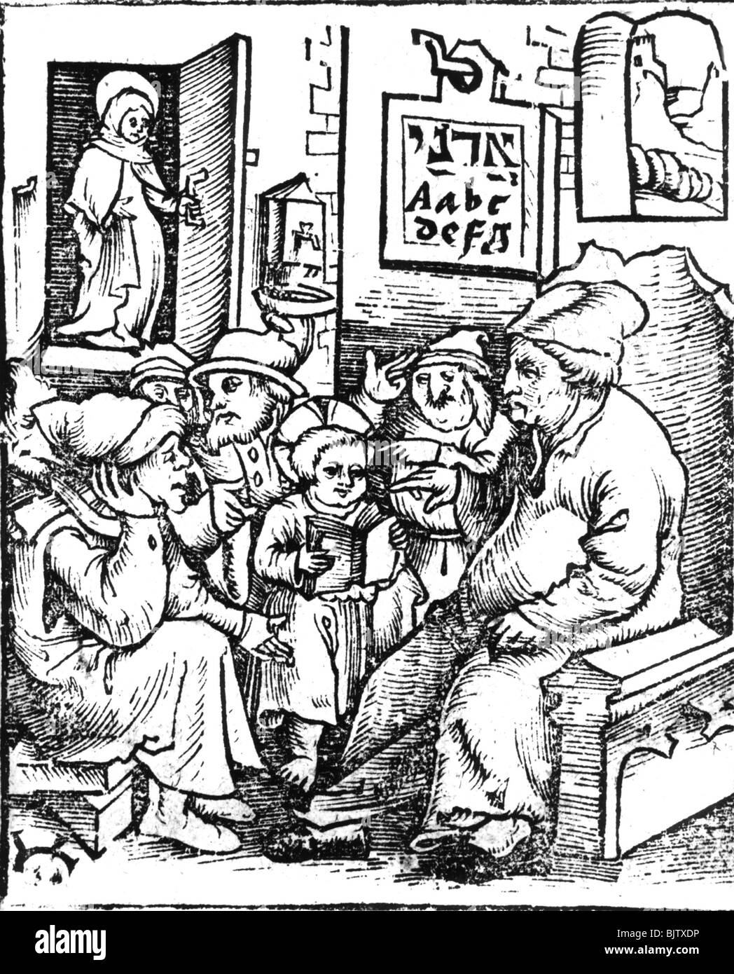 education, school, Jewish school, biblical scene, young Jesus Christ ...