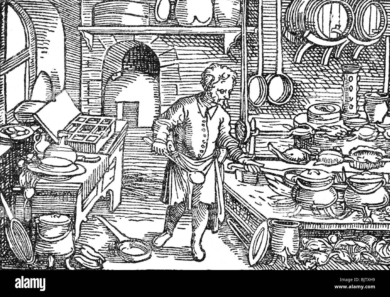 16th century kitchen hi-res stock photography and images - Alamy