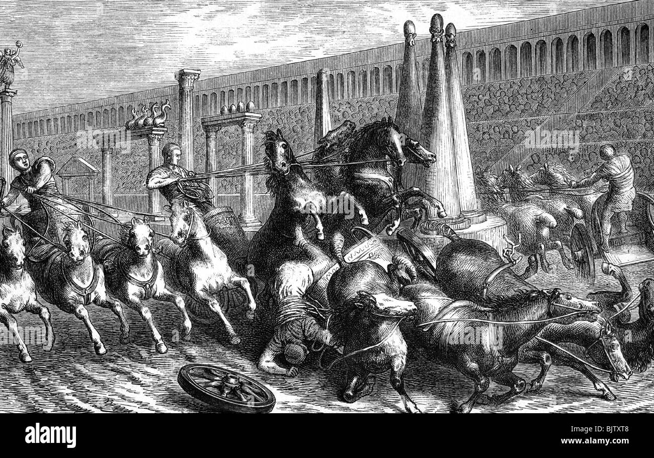 Roman Chariot Race Stock Photos & Roman Chariot Race Stock Images - Alamy