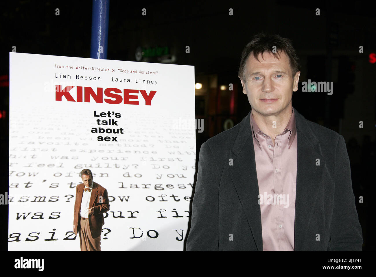 LIAM NEESON KINSEY FILM PREMIERE WESTWOOD LOS ANGELES USA 08 November ...