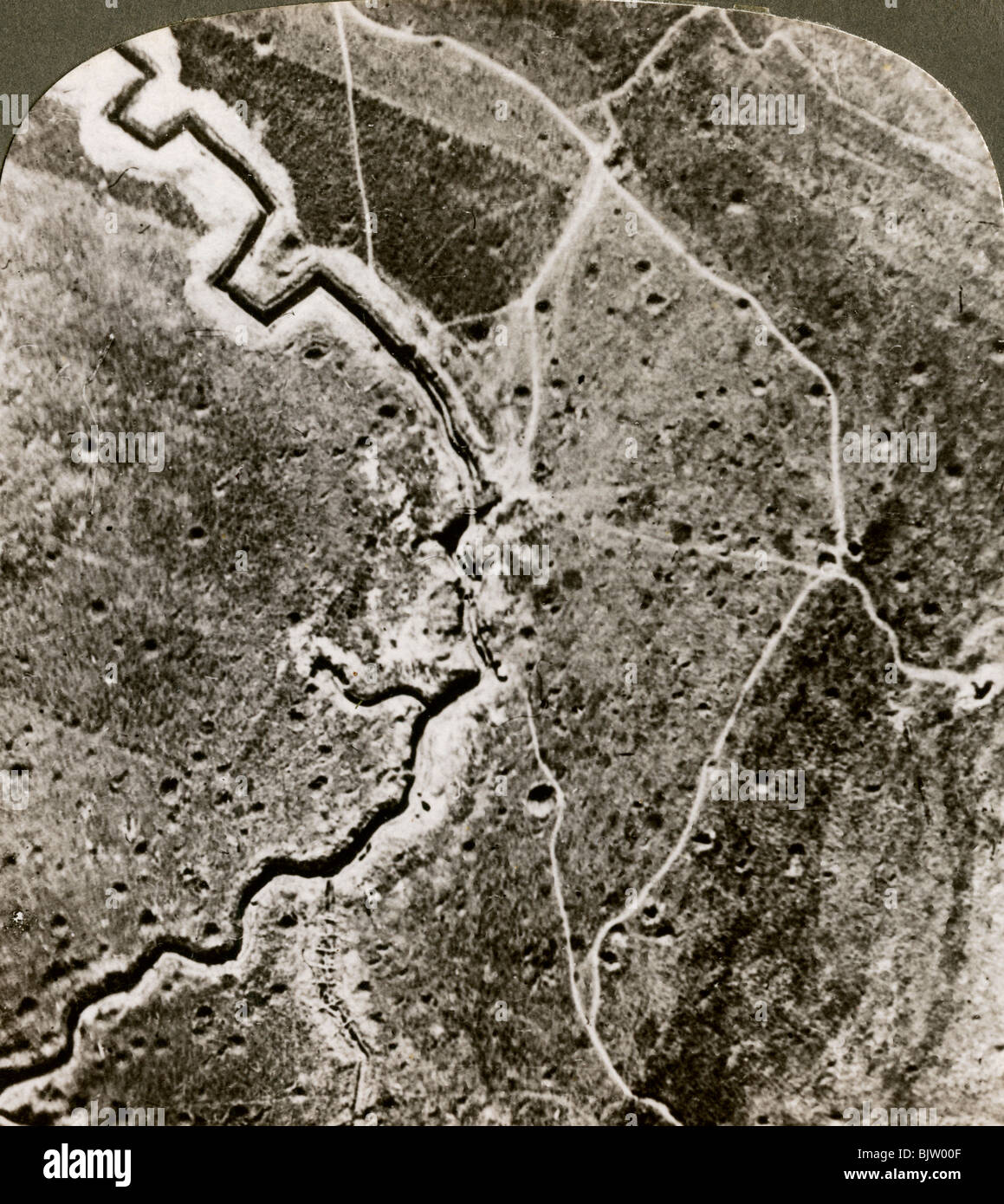 Ww1 Trenches Aerial View
