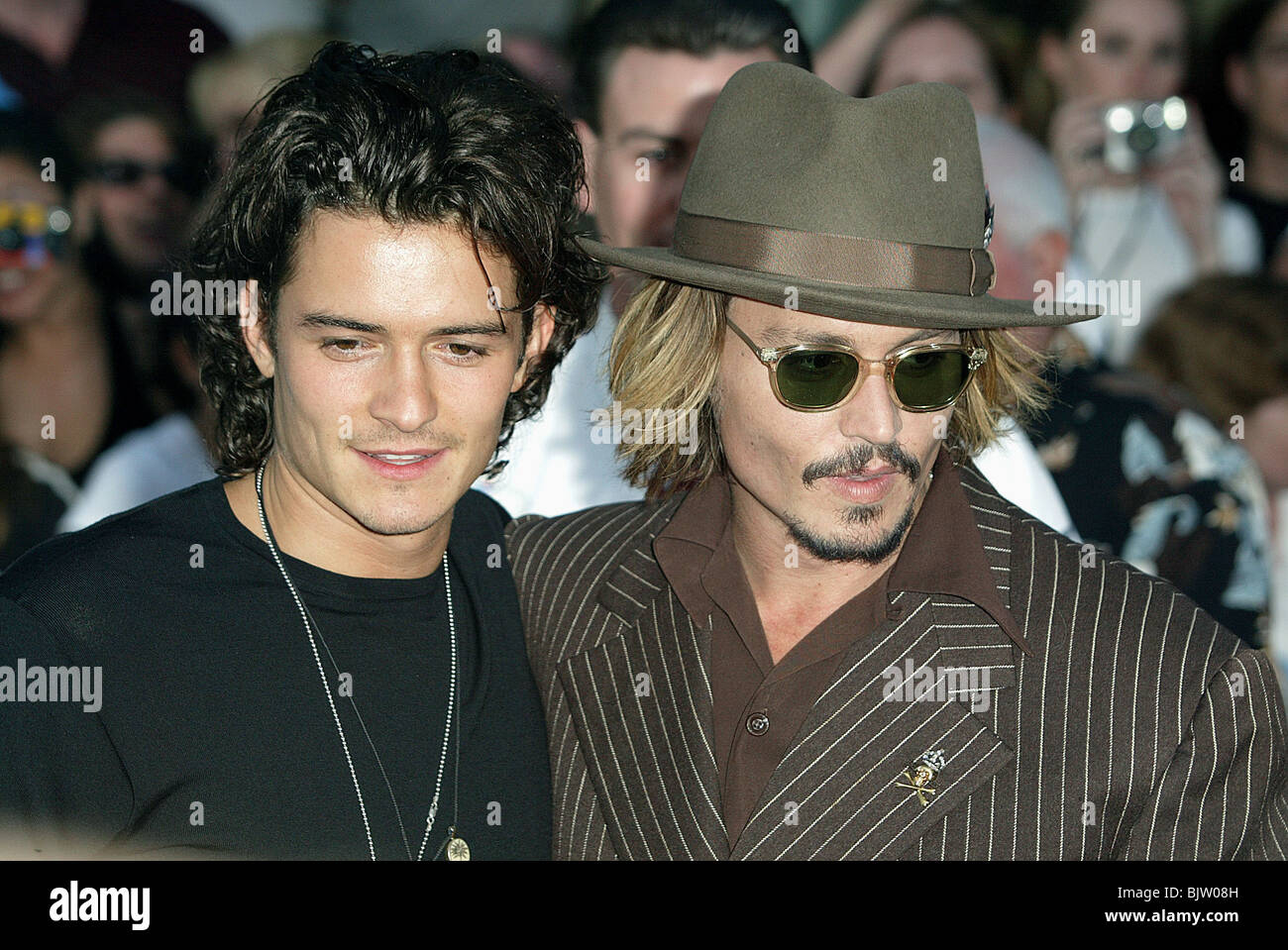 Johnny Depp And Orlando Bloom High Resolution Stock Photography and ...