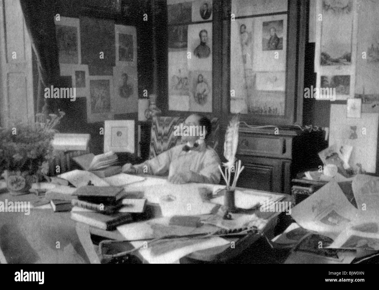 Edmond Rostand, French poet and dramatist, 1908. Artist: Unknown Stock ...