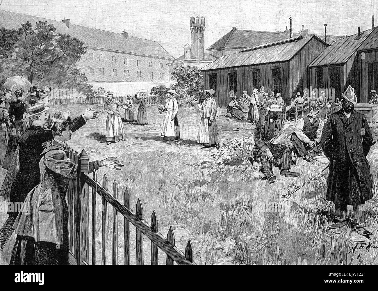 medicine, pandemic diseases, smallpox, St. Antoine hospital, Paris ...