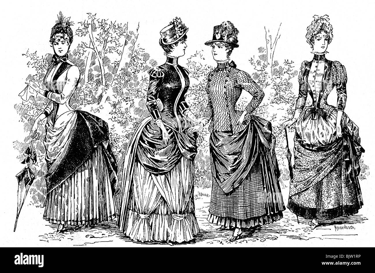 1880s fashion hi-res stock photography and images - Alamy