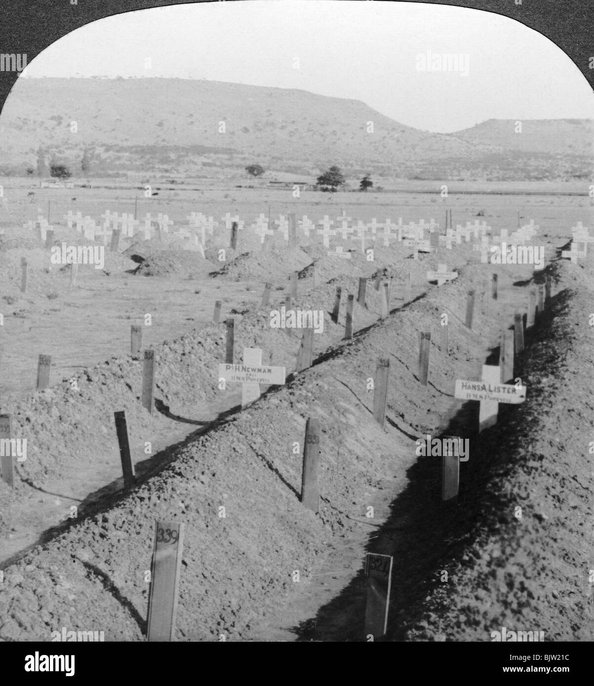 Intombi Cemetery, Ladysmith, Natal, South Africa.Artist: Excelsior ...