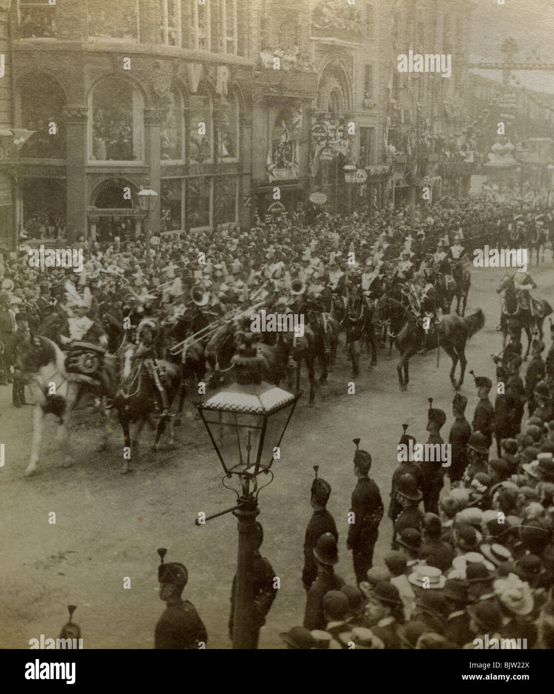 Procession for Queen Victoria's Diamond Jubilee, 1897.Artist ...