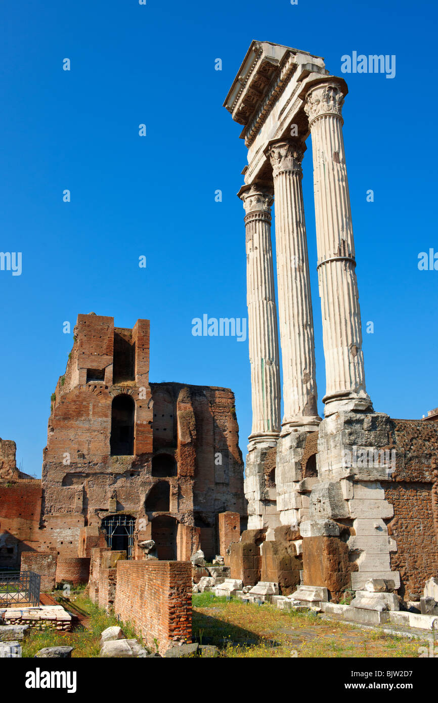Columns in the Forum Rome Stock Photo - Alamy