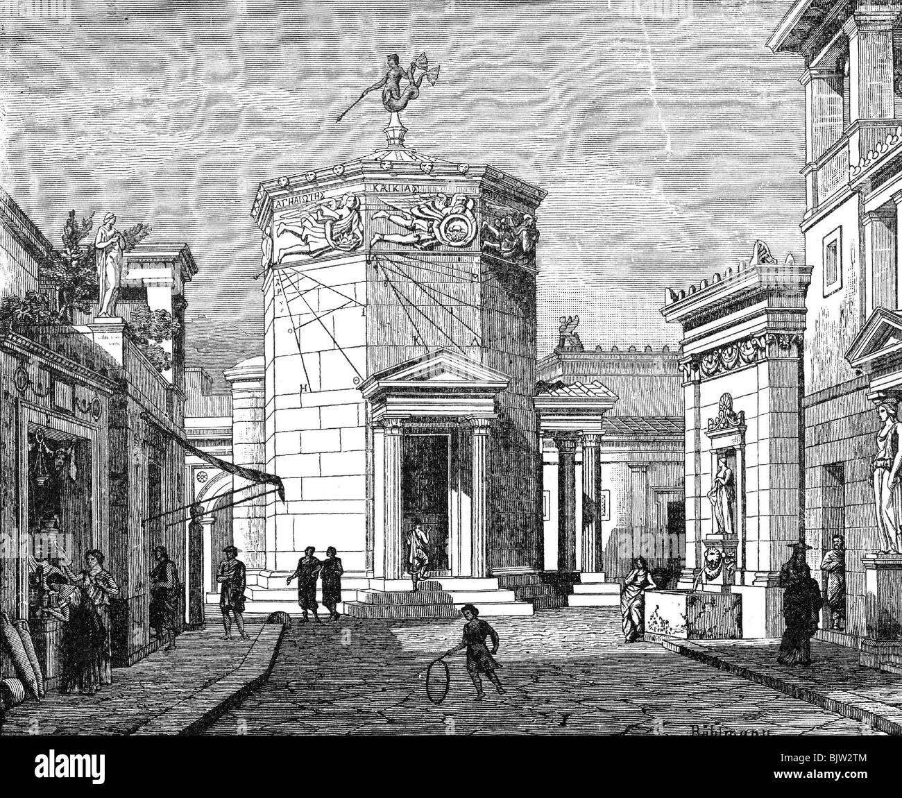 Ancient sundial greece Black and White Stock Photos & Images - Alamy