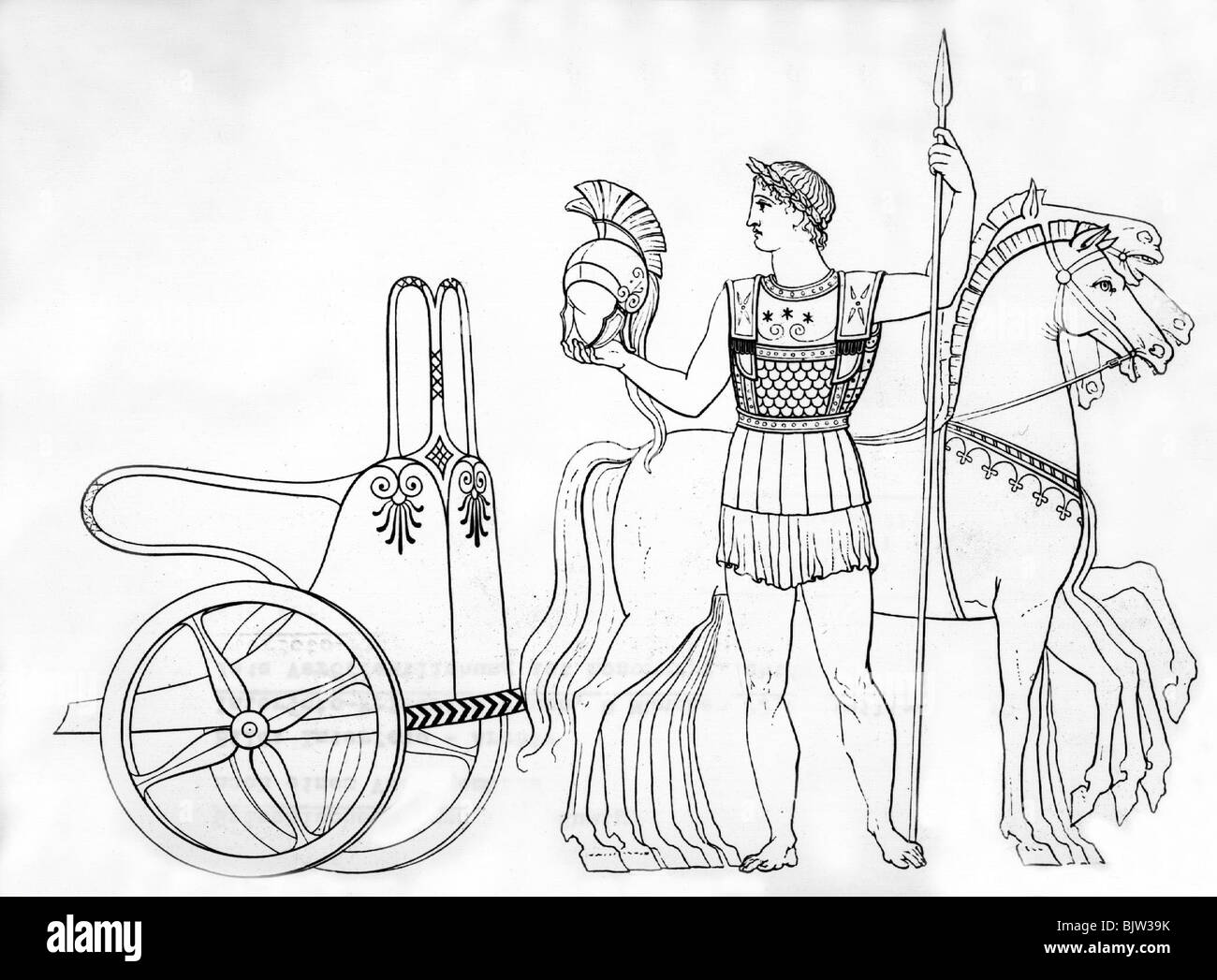 Greek Chariot Drawing