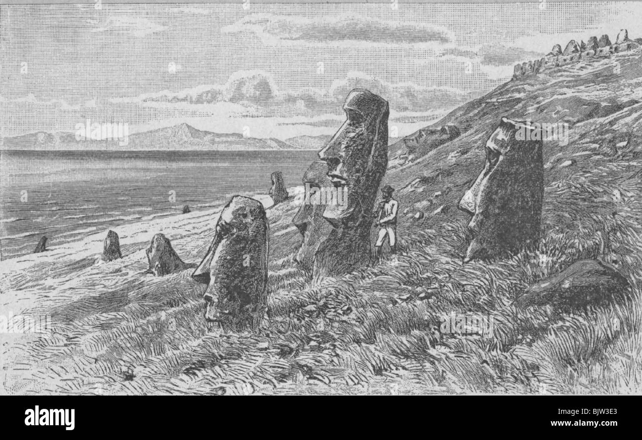 Rapanui engraving hi-res stock photography and images - Alamy