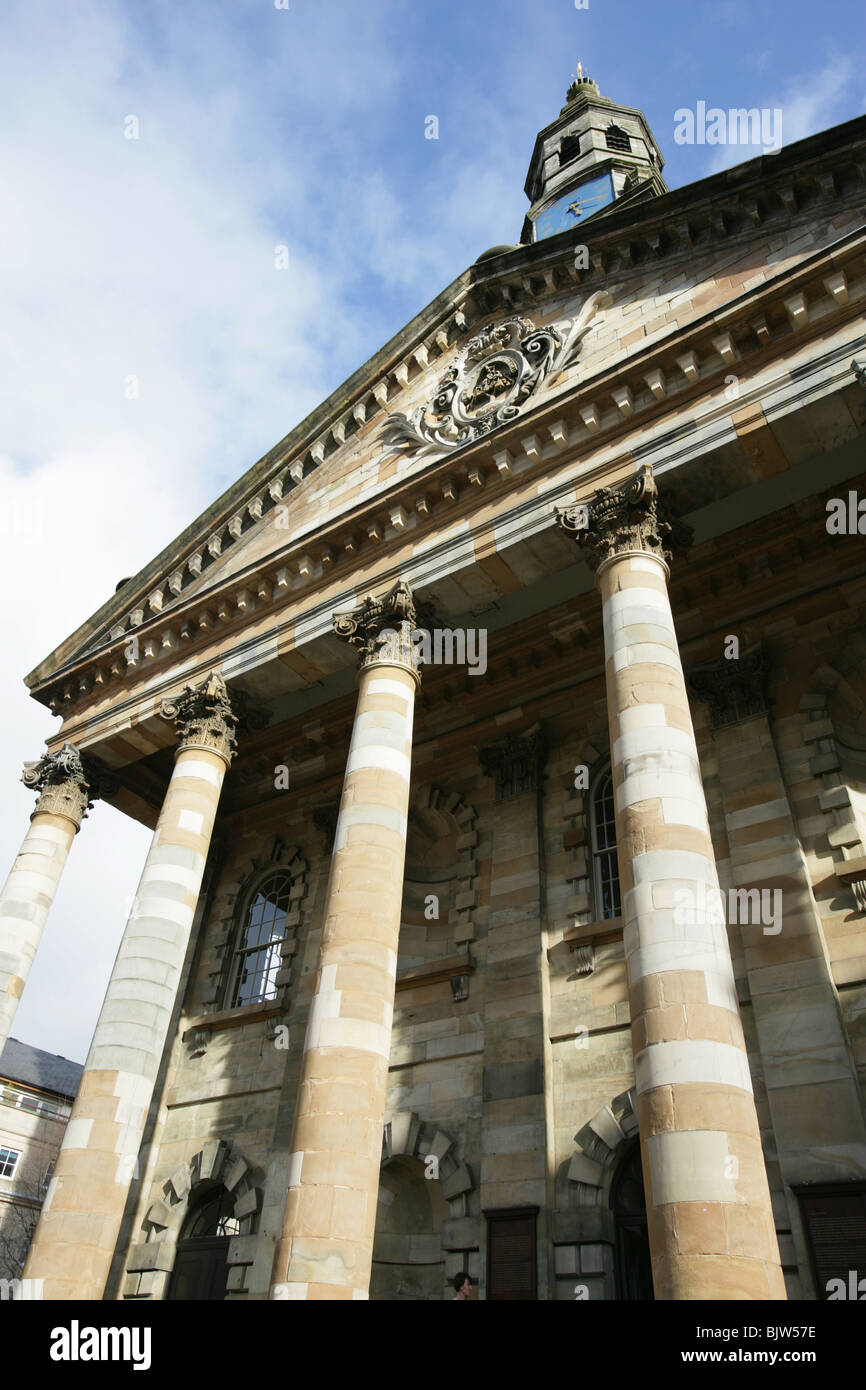City of Glasgow, Scotland. Close up view of the 18th century Allan ...