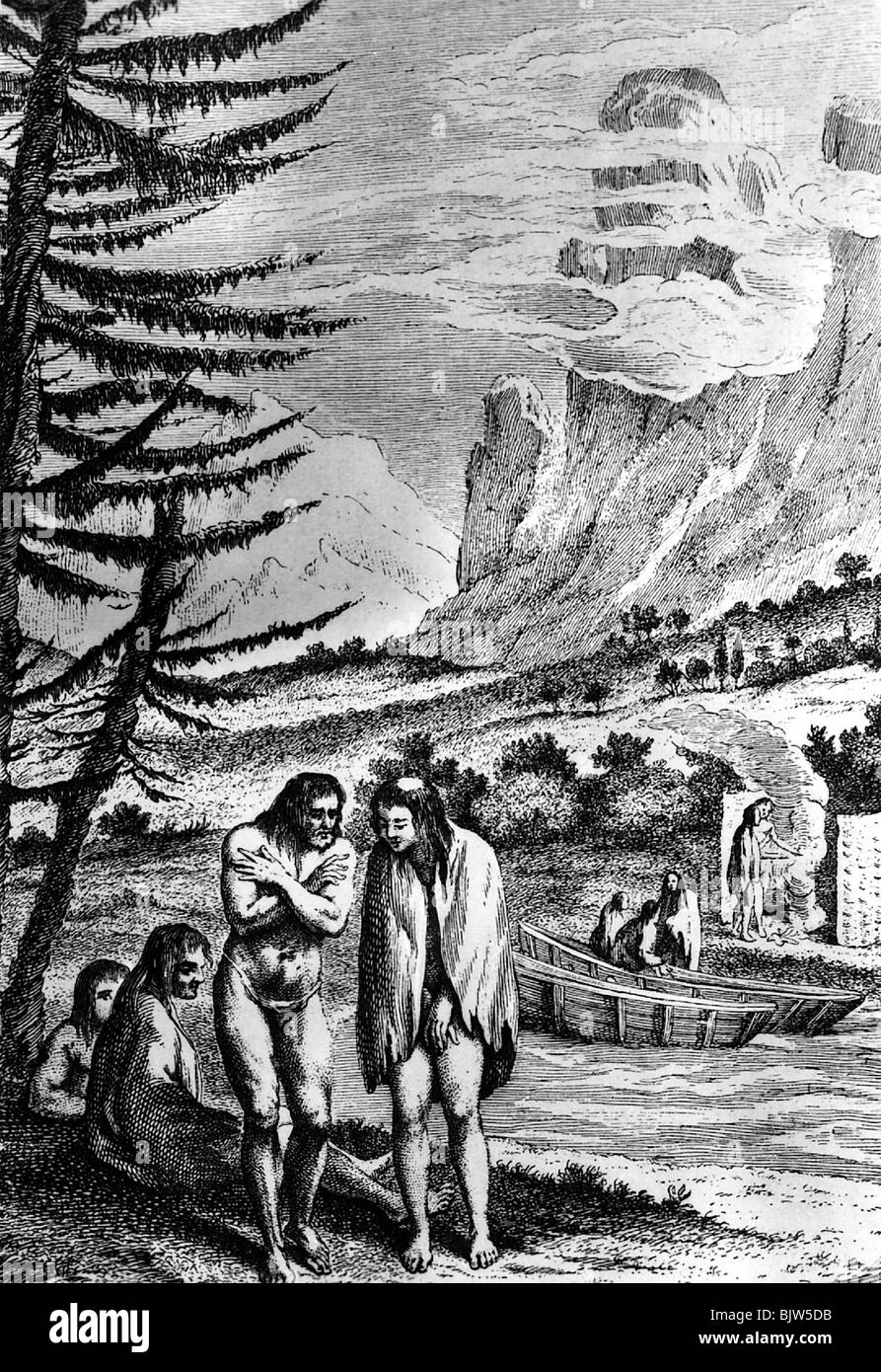 geography / travel, Argentina, native people in Patagonia, image from ...