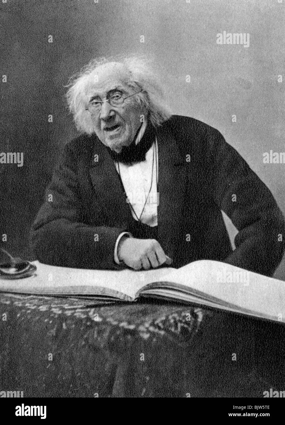 Michel Eugene Chevreul, French chemist, 1891. Artist: Unknown Stock ...