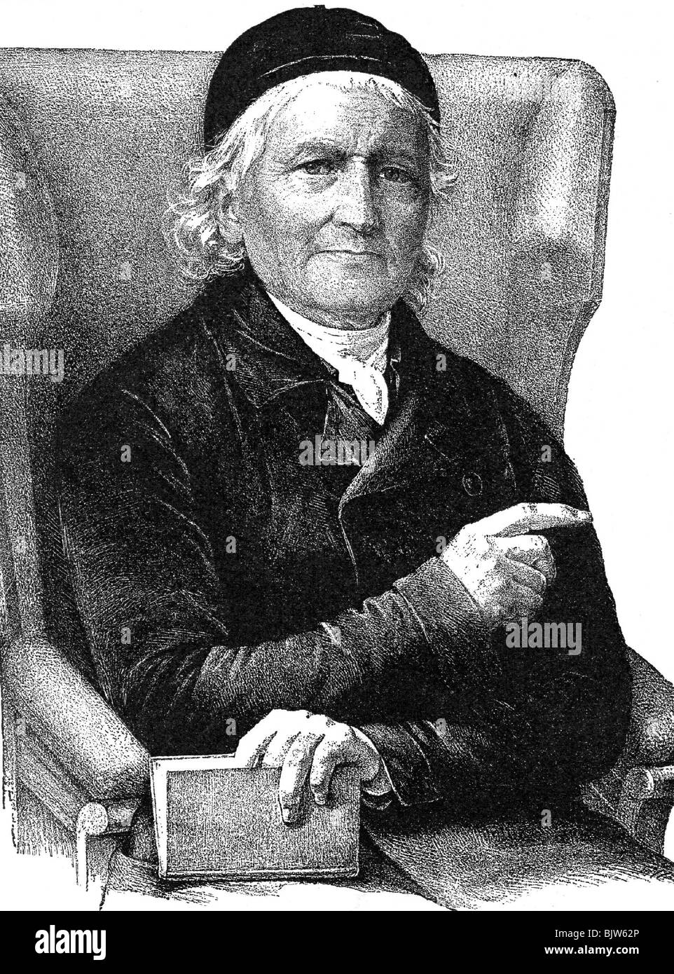 Gossner, Johannes, 14.12.1773 - 30.3.1858, German missionary, half ...
