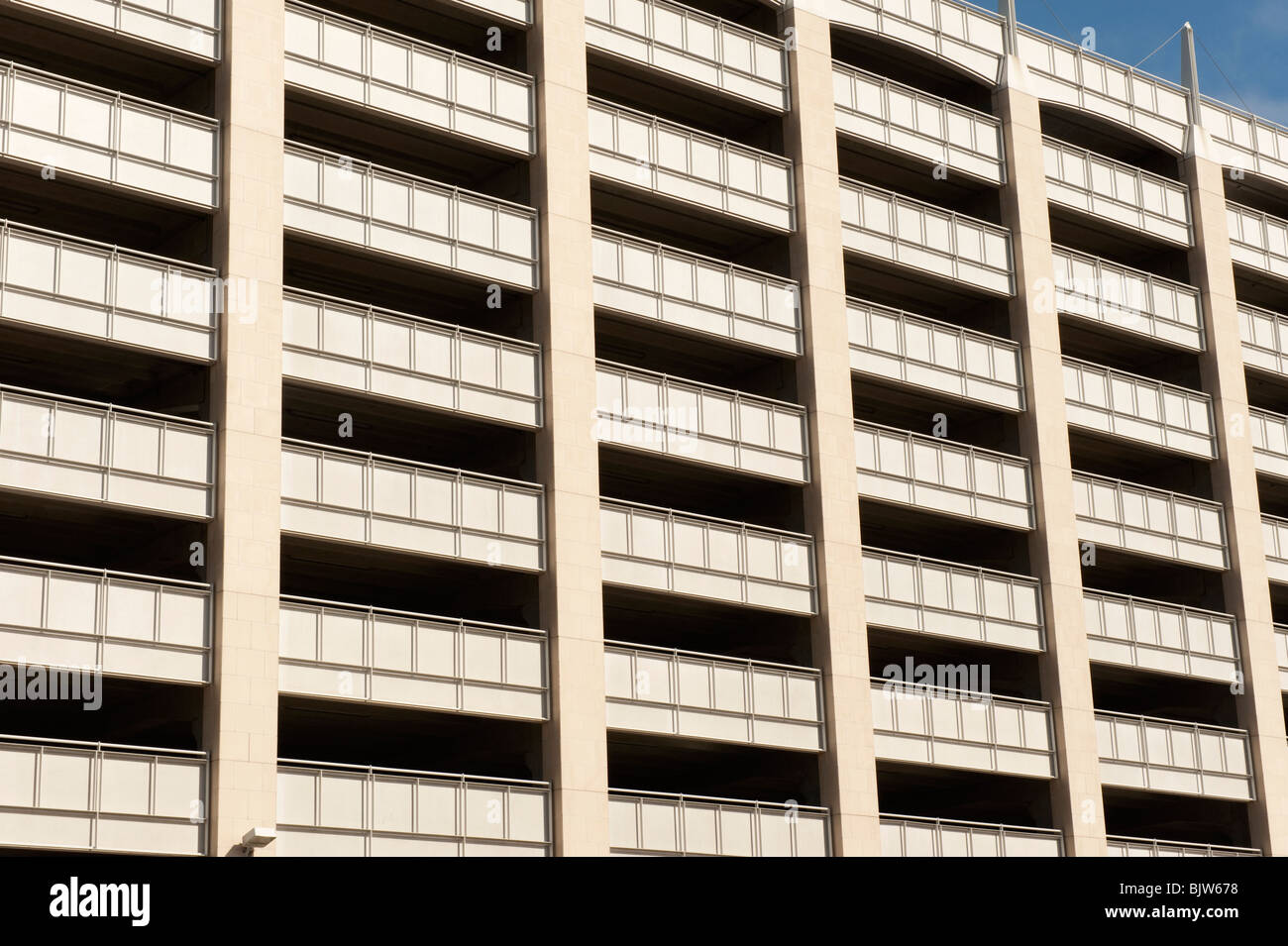 Modern multi storey car park Stock Photo - Alamy