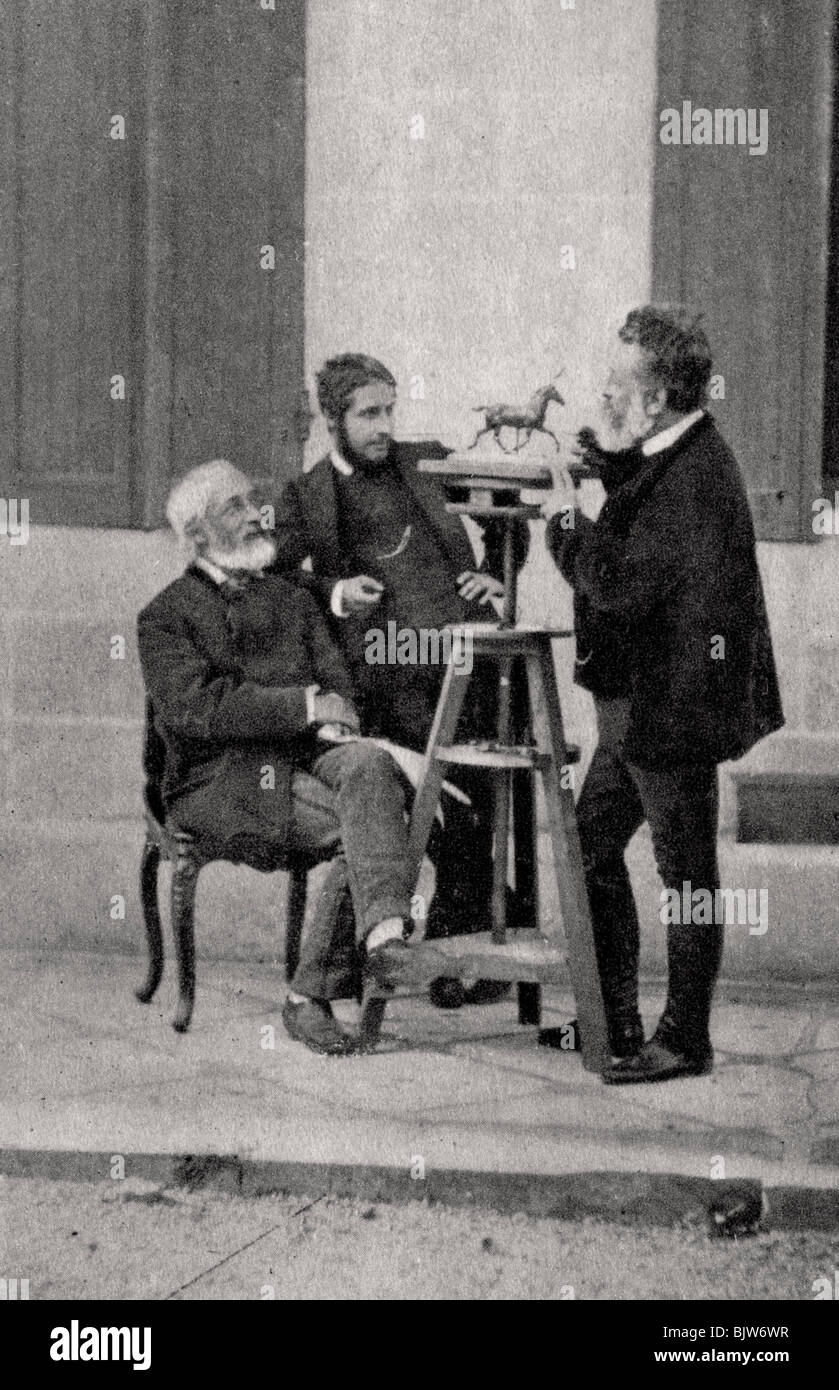 Jean Louis Ernest Meissonnier, French painter and sculptor, 1880 ...