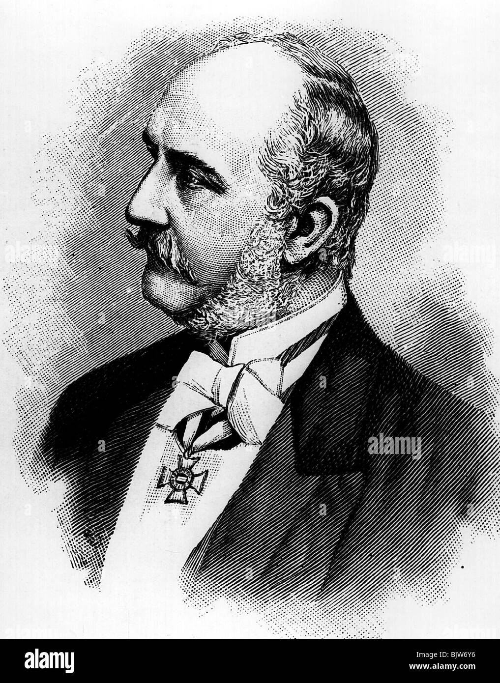 George V, 27.5.1819 - 12.6.1878, King of Hanover 1851 - 1866, portrait ...