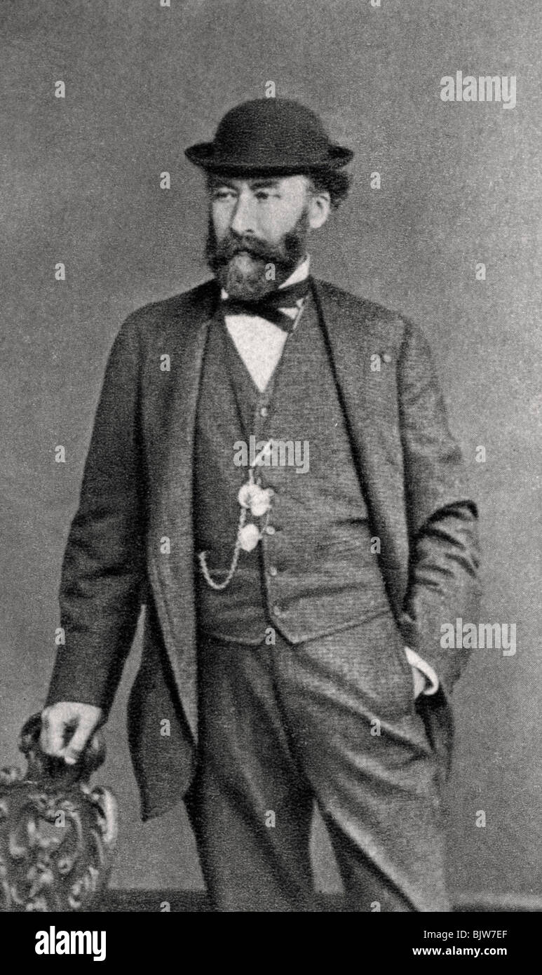 Octave Feuillet, French novelist and dramatist, 1872. Artist: Unknown ...