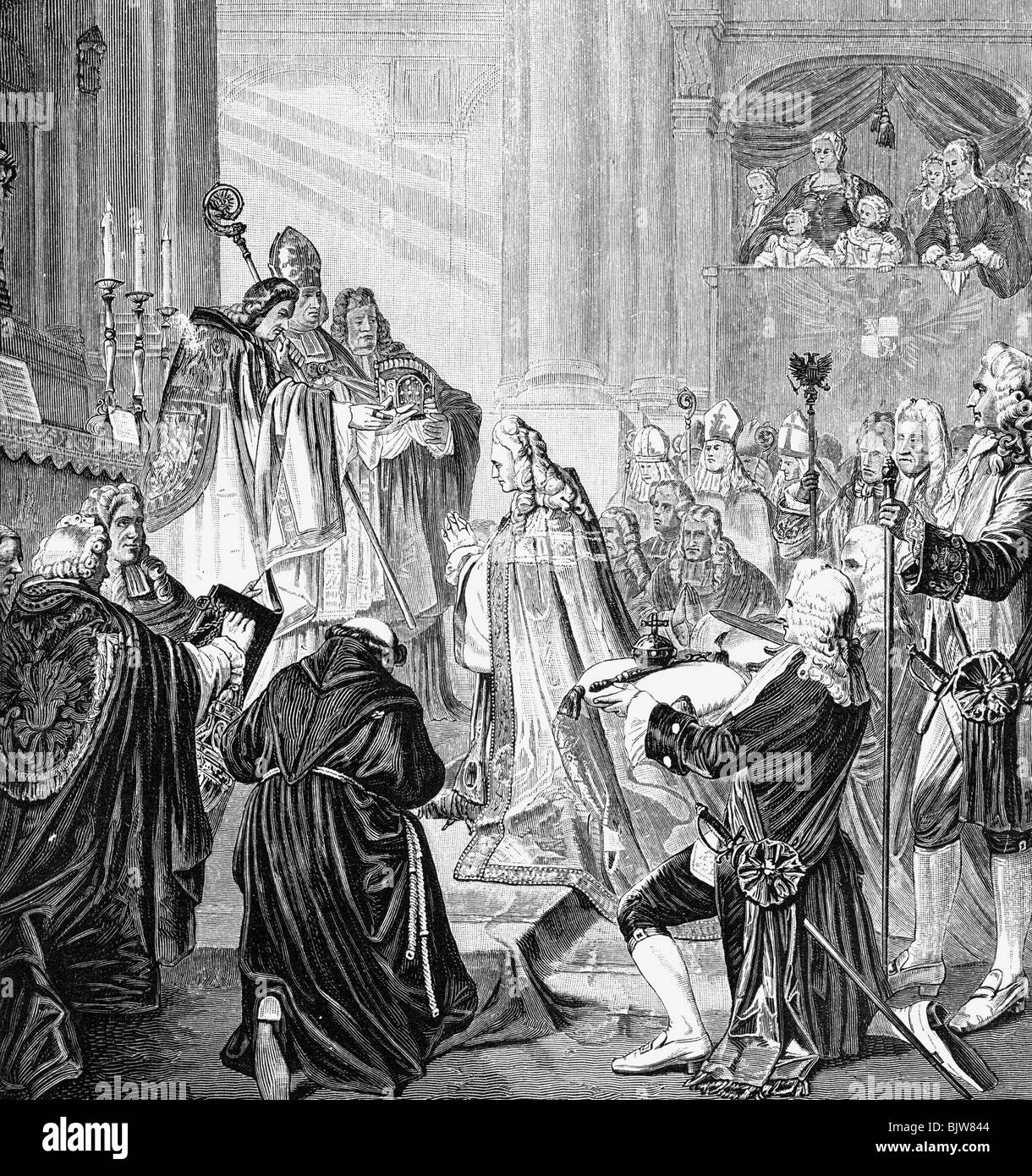 Holy roman emperor coronation hi-res stock photography and images - Alamy