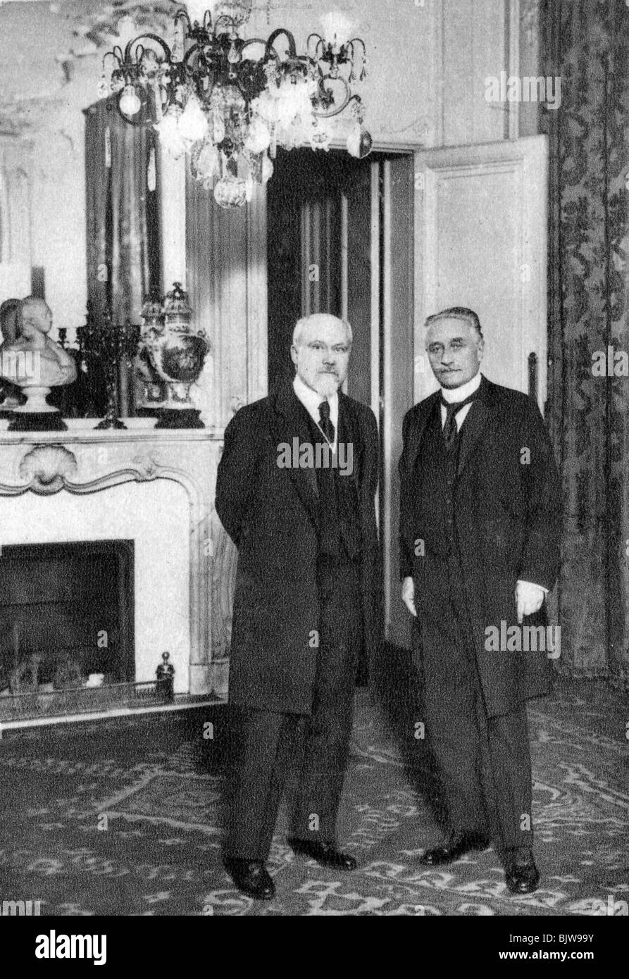 Raymond poincare french statesman Black and White Stock Photos & Images ...