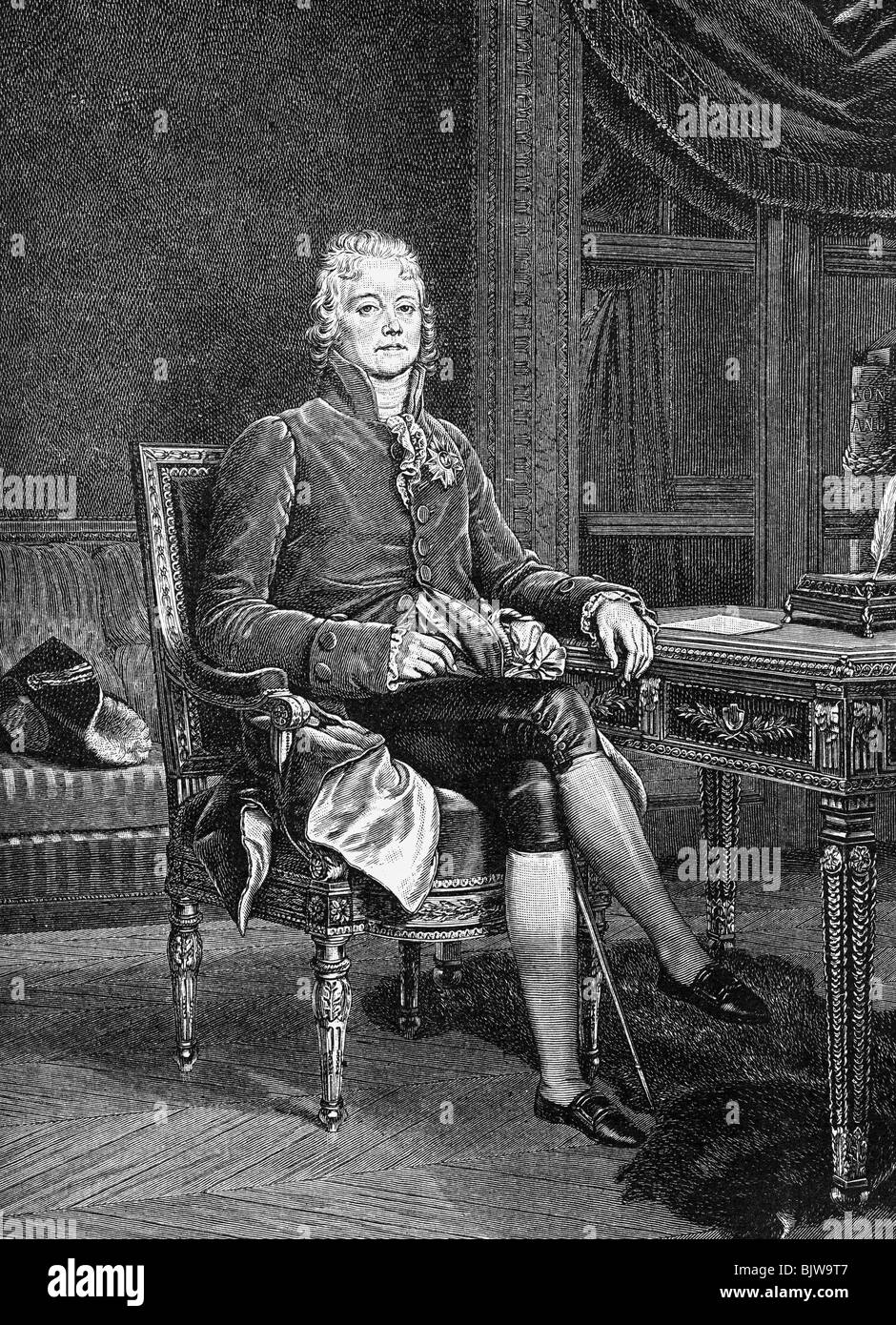 Talleyrand perigord charles maurice de Black and White Stock Photos ...
