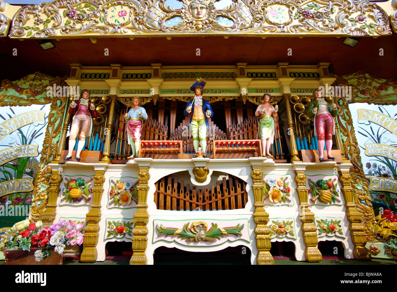 Gavioli Fairgrounf steam organs Stock Photo - Alamy