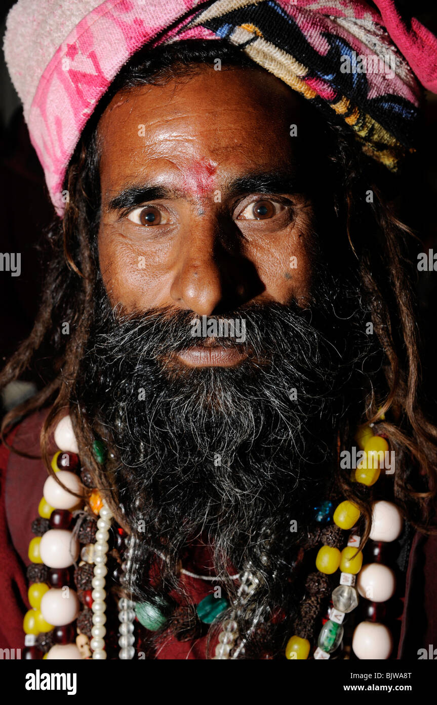 Sadhu -- a Hindu holy man in India Stock Photo - Alamy