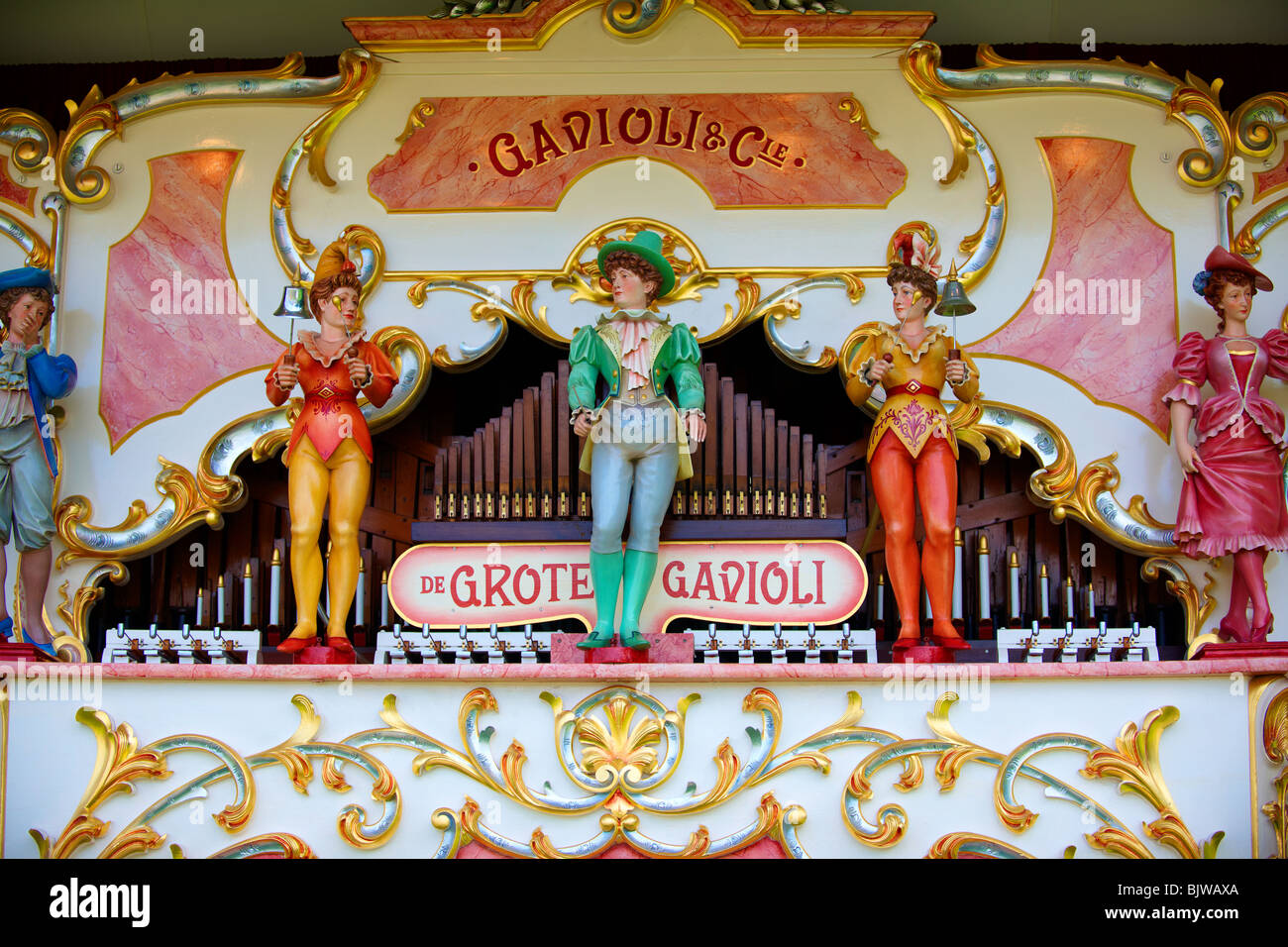 Gavioli Fairgrounf steam organs Stock Photo - Alamy